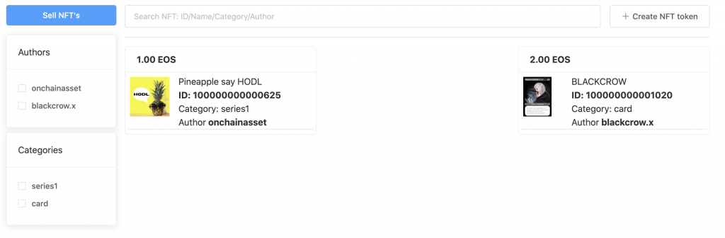 仮想通貨EOSで簡単にNFTを作成する方法｜EOSERS（イオサーズ）